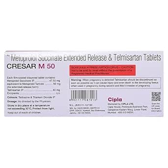 Cresar M 50 - Strip of 10 Tablets : Amazon.in: Health & Personal Care