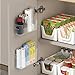 Amazon.com: TiLeMiun Over Cabinet Door Organizer Plastic Adhesive ...