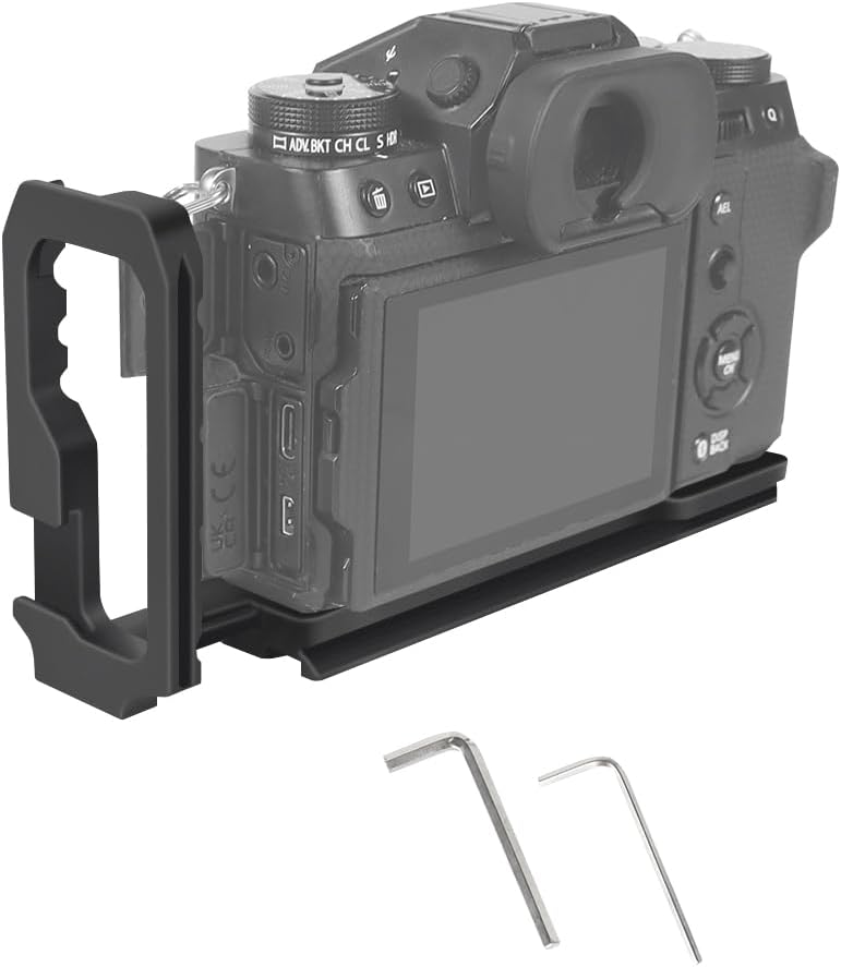 Amazon.com: NovelGoal X-T5 Quick Release L Plate Camera Bracket Holder ...