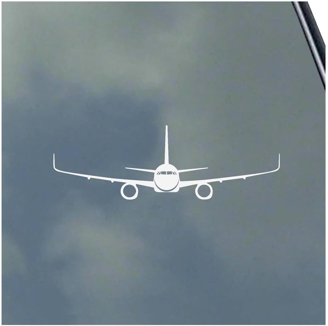 Amazon.com - STG Trading Airplane Heart Loop Vinyl Bumper Sticker Decal ...