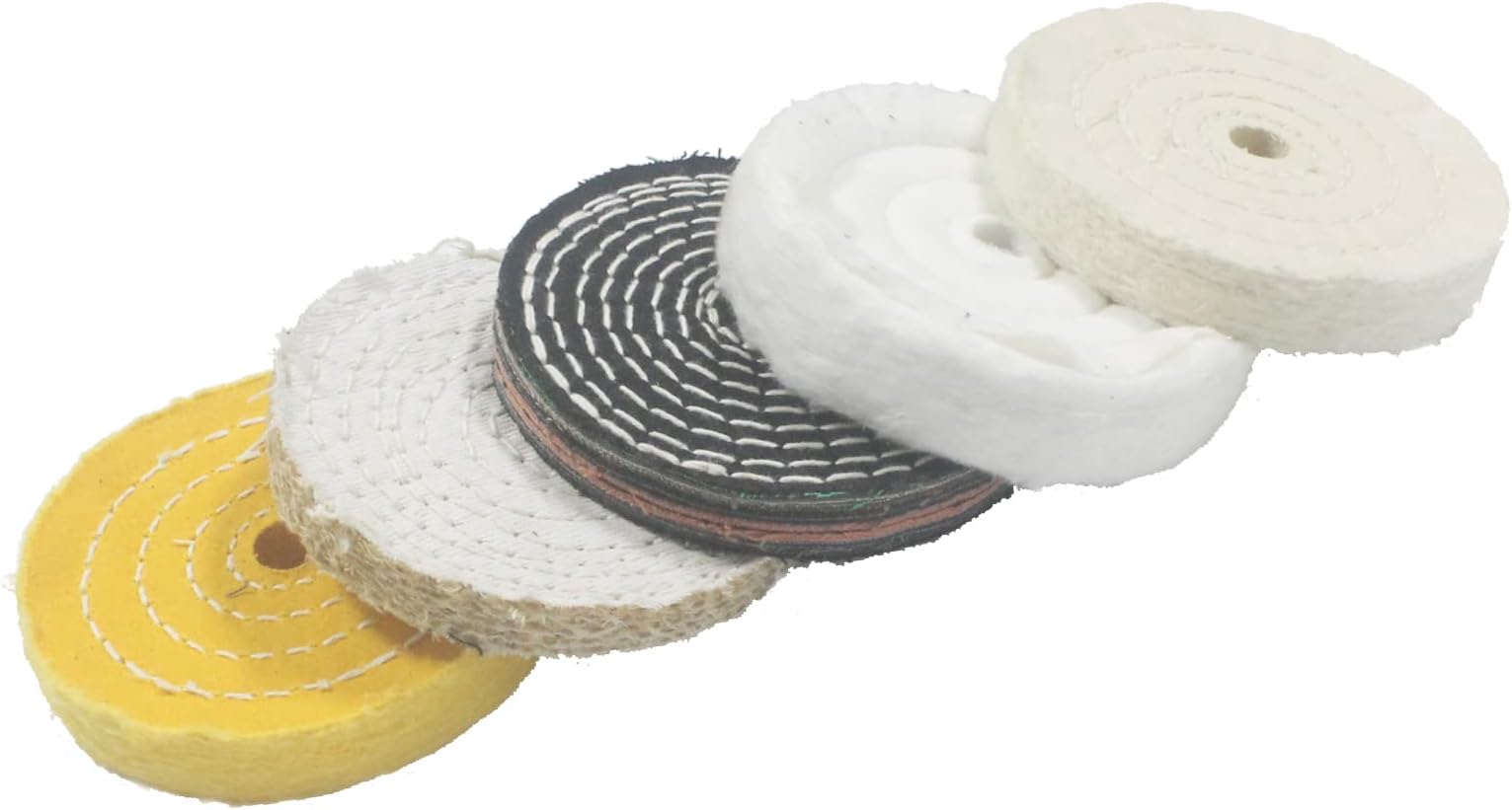Amazon.com: NIUPIKA White Soft Cotton Polishing Buff Wheel Bench ...