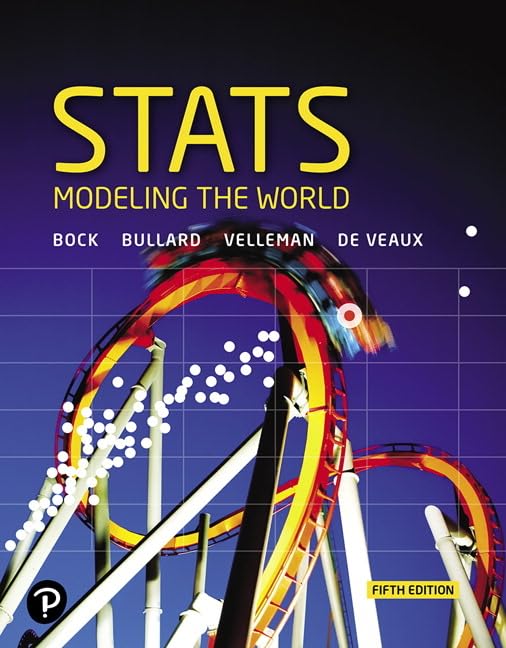 Amazon.com: Stats: Modeling the World: 9780134685762: Bock, David ...