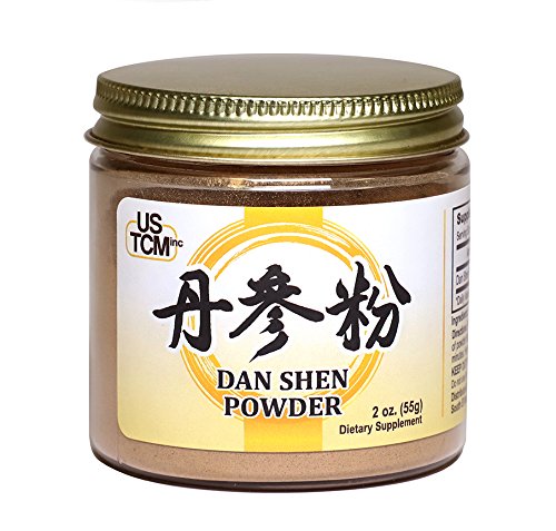 Amazon.com : Dan Shen Powder Salvia Miltiorrhiza Powder Red Sage Root ...