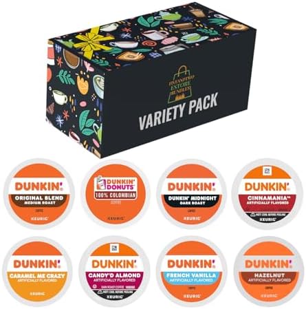 Amazon.com: Dunkin K Pods Variety Pack – Original, 100% Colombian ...