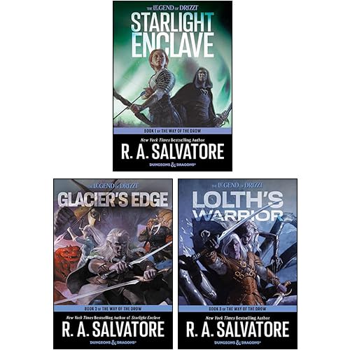 The Way of the Drow Series 3 Books Collection Set By R. A. Salvatore ...