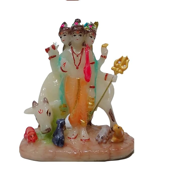 Buy Datta GURU Radium/CARDASHBOARD/Home Temple/ Idol/MURTI/Statue ...