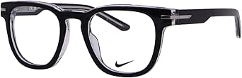 NIKE Eyeglasses 7175 010 Black/Crystal Laminate at Amazon Men’s ...
