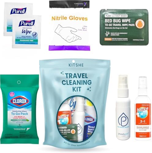 Amazon.com: Travel Cleaning Kit - Travel Size Cleaning Supplies For ...