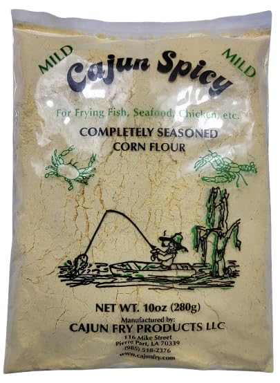 Amazon.com : 10oz MILD Complete Seasoned Corn Flour - For Frying Fish ...