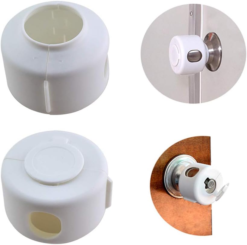 Amazon.com: Emoly Door Knob Safety Cover for Kids, Child Proof Door ...