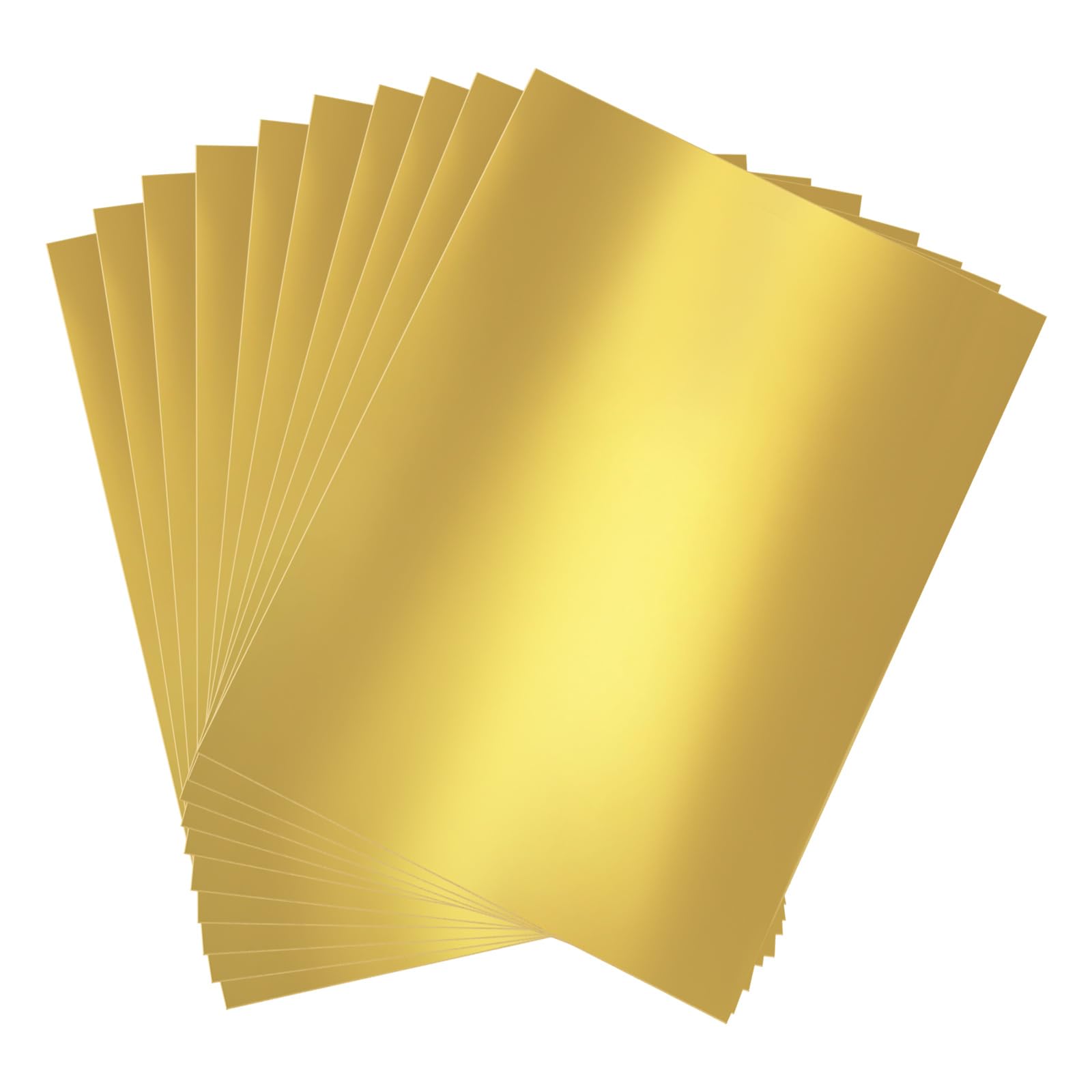 LDXDRU 100 Pack Gold Card A4, 250gsm Gold Mirror Card, 30 x 21cm ...