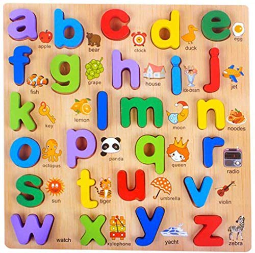 skywalker wooden small alphabets letters learning educational tray toy ...