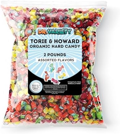 Amazon.com : Organic Hard Candy Assortment - Individually Wrapped ...