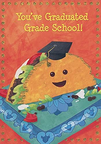 Designer Greetings Smiley Face Taco Grade School Graduation ...