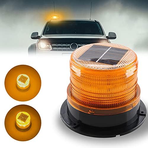LED Warning Light, KaiDengZhe Solar-Energy LED Rooftop Beacon Strobe ...