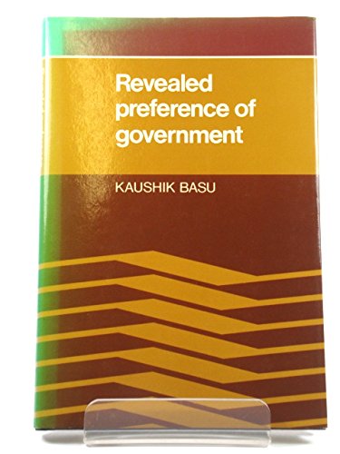 Buy Revealed Preference of Government Book Online at Low Prices in ...