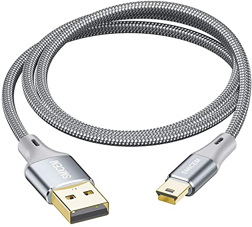 kiuet Mini USB Cable 2M,USB A to Mini B Charging Cable Suitable PS3 ...