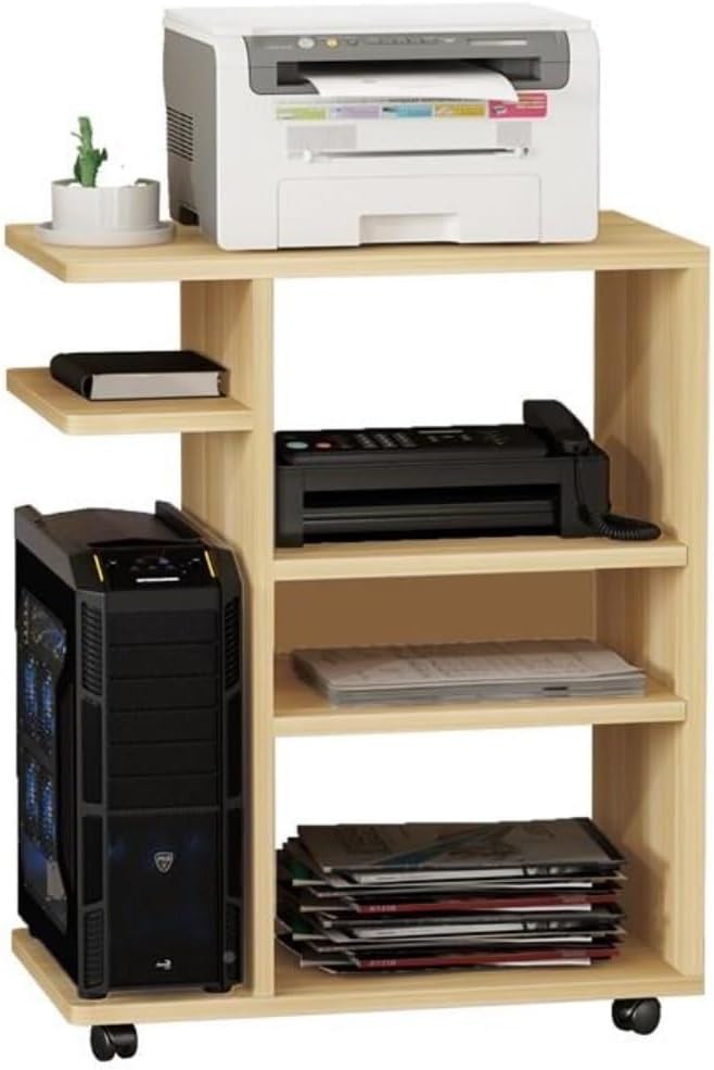 Amazon.com: BIOMICE Printer Stand Office Printer Stand with Wheels ...