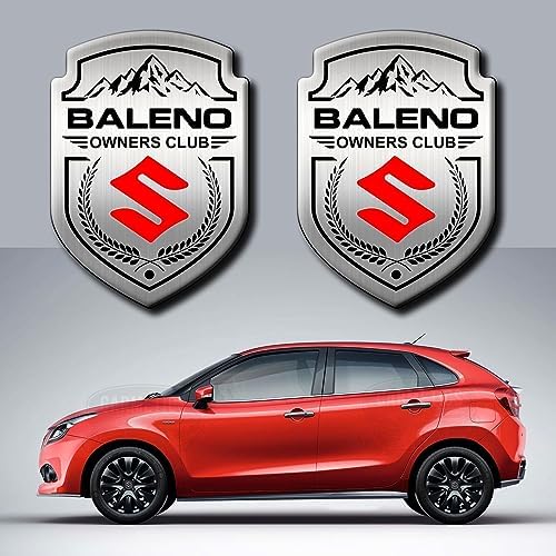 CarMetics BALENO Owners Club Sticker can be Used on Fenders Doors ...
