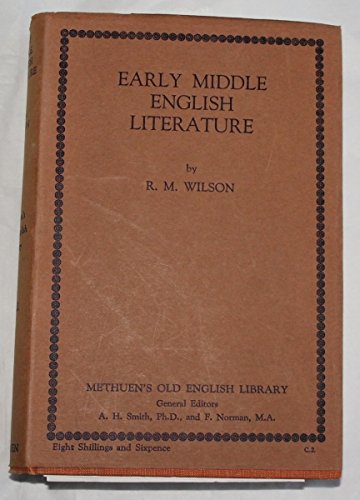 Early Middle English literature, (Methuen's Old English library ...