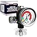 LE LEMATEC Spray Gun Regulator Tool, 1/4 NPT Air Pressure Regulator ...