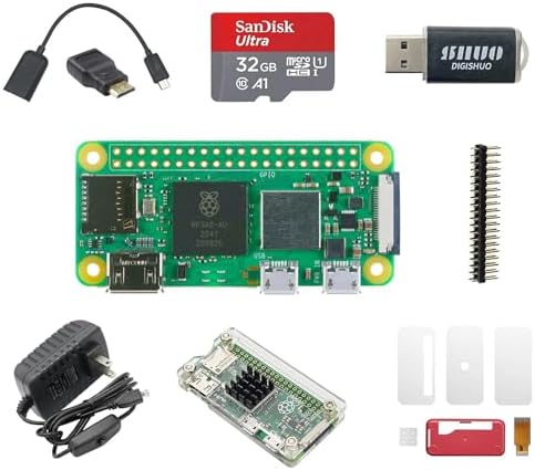 Amazon.com: Raspberry Pi Zero 2 WH Kit, Official Pre-Soldered Header ...