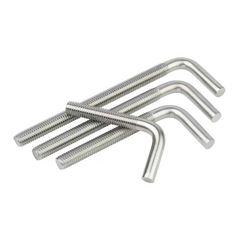 Amazon | 304 ステンレス鋼 7/L 型直角アンカー ボルト M4、M5、 M6、M8、M10、M12 、4個 (M4*33) | 溶接ボルト | DIY・工具・ガーデン 通販