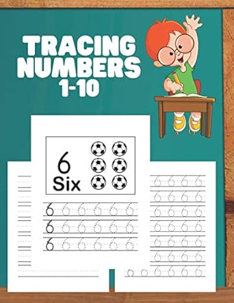 Tracing Numbers 1-10: Number Tracing Workbook for Kindergarten ...