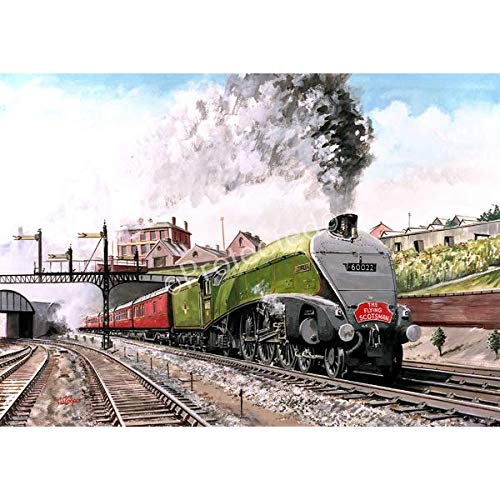 The Flying Scotsman In Full Flight Nostalgic Iconic Steam Train ...