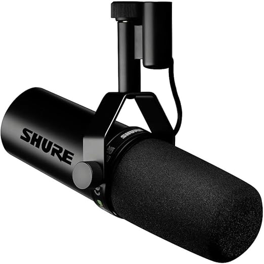 Amazon.com: Shure SM7dB Dynamic Vocal Microphone with Built-in Preamp ...
