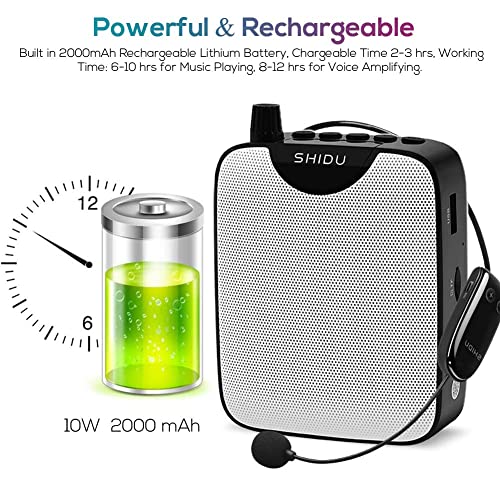 Snapklik.com : Voice Amplifier, SHIDU Original Wireless Voice ...