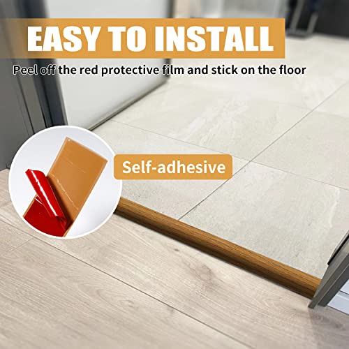 Snapklik.com : Floor Transition Strip, 10 Ft Self Adhesive Vinyl ...