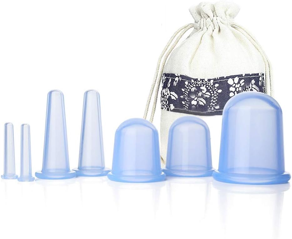 Amazon.com: Facial Cupping Set Silicone Face Cupping Massage Therapy ...