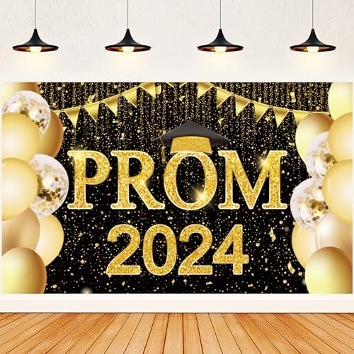Amazon.com: Large 71" X 43" Prom Decorations 2024 Backdrop Prom ...