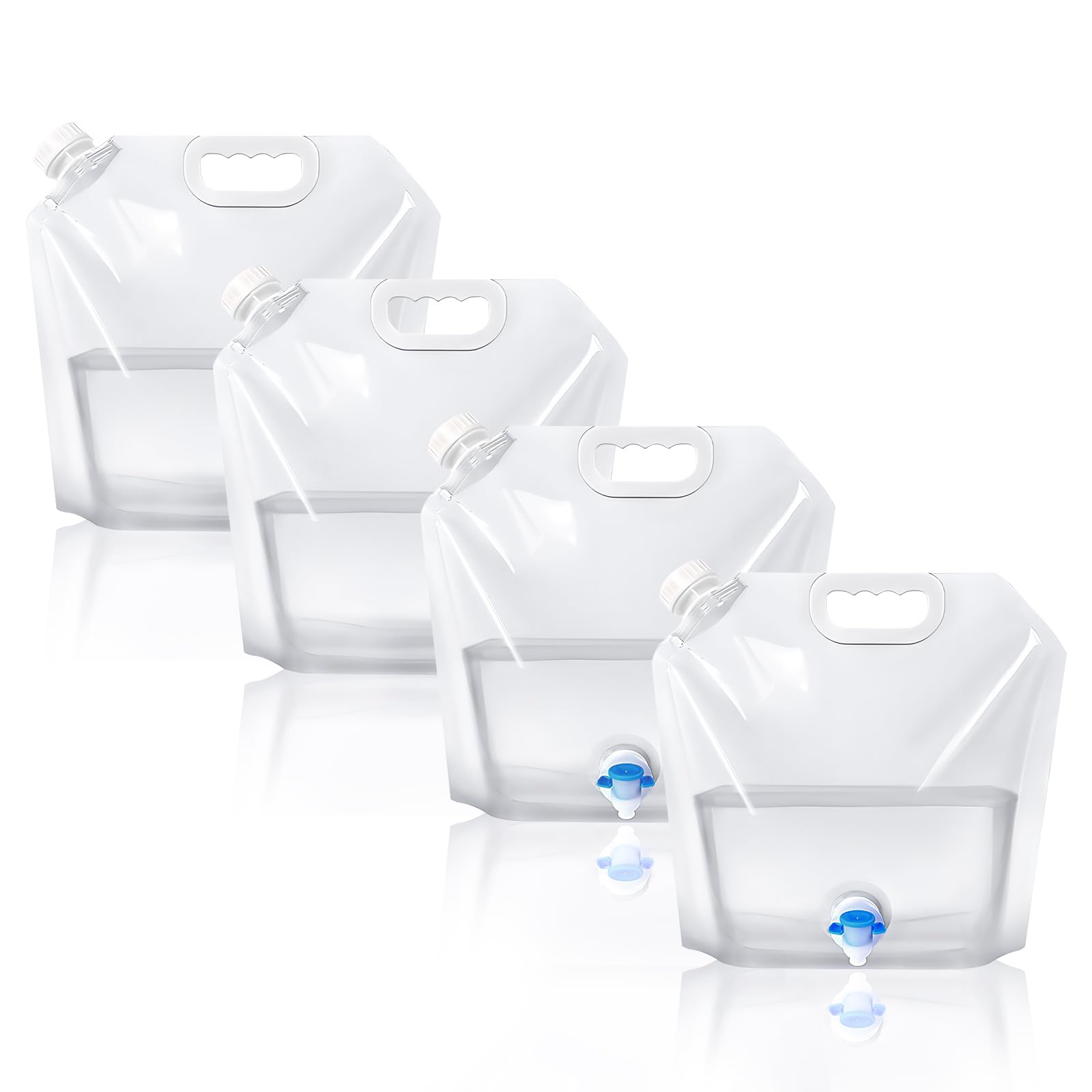 Amazon.com : 4 Pack Collapsible Water Jug Container, Portable Water ...