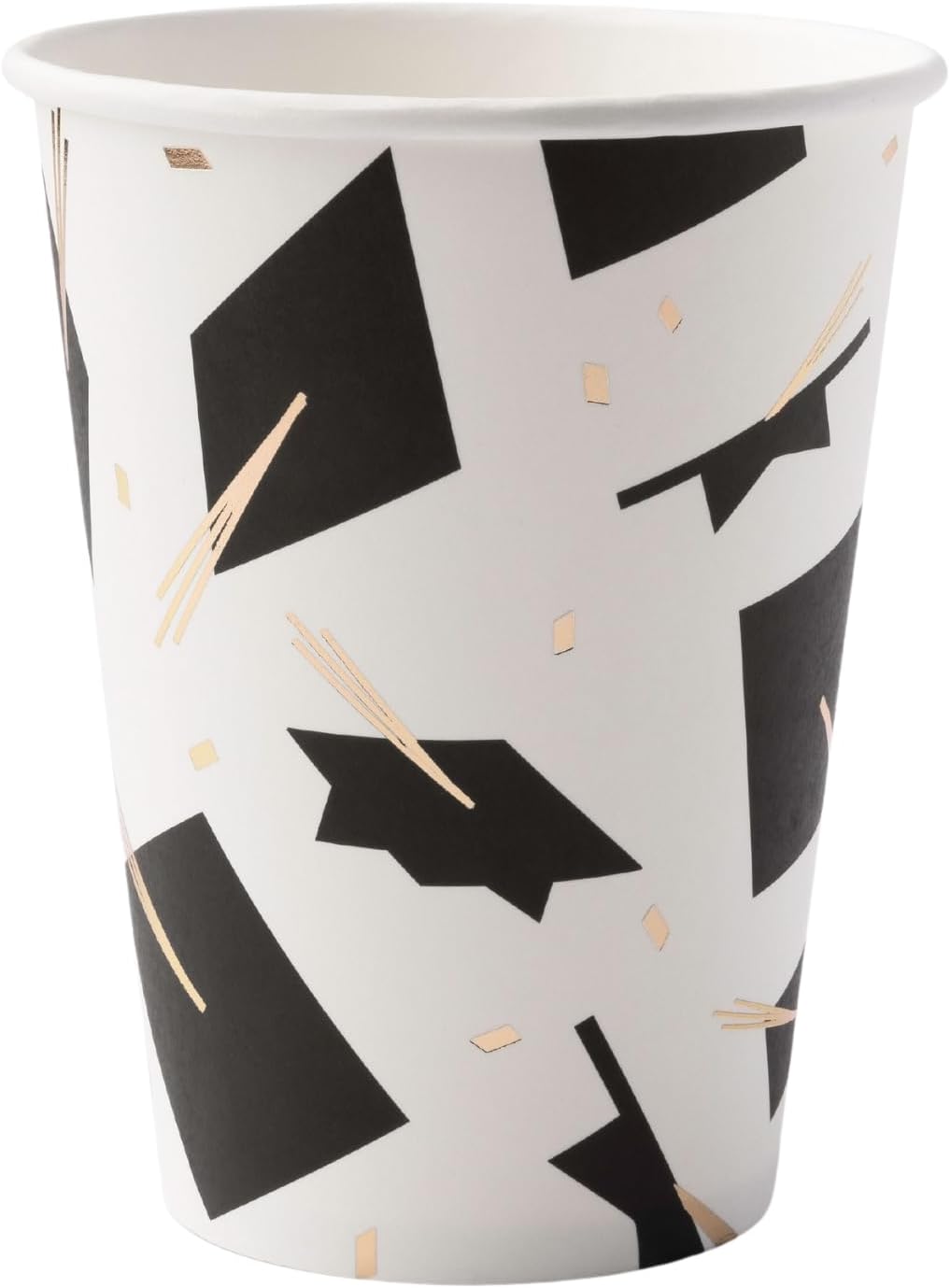 Amazon.com: Bonjour Fête Graduation Cap Paper Party Cups | Disposable ...