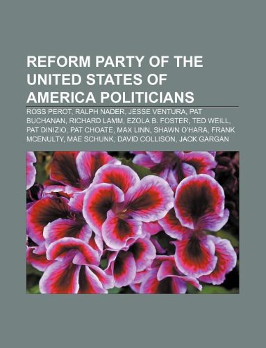 Amazon.co.jp: Reform Party of the United States of America Politicians ...