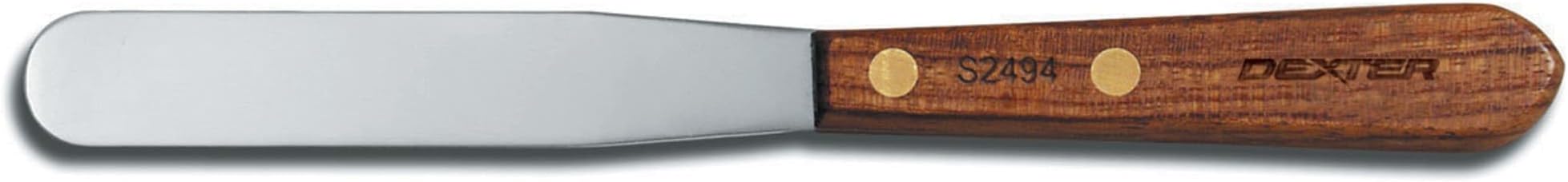 Amazon.com: Mini Wooden Handle Stainless Steel Spatula Butter Cream ...