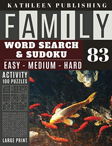 Family Word Search And Sudoku Puzzles Large Print 100 Games ...