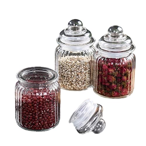 Buy Aktnil Pop Jar With Glass Air Tight Lid for Pickle, Spice, Candy ...