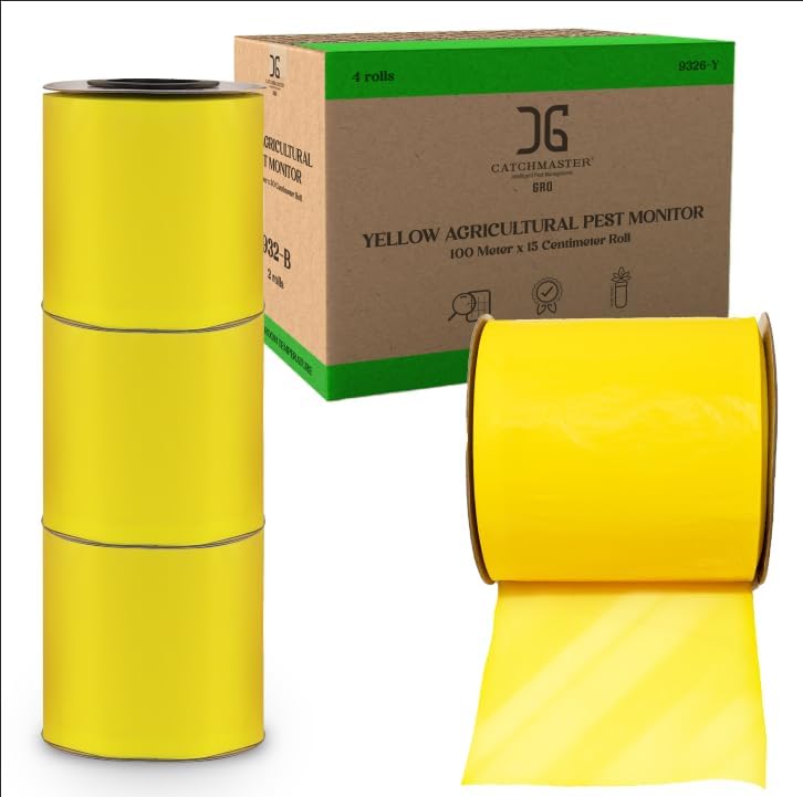 Amazon.com : Catchmaster GRO XL AG Roll 4PK, Double Sided Adhesive Fly ...