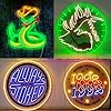 Logo Custom Neon Signs UV Printed Neon Design Personalized dimmerable ...