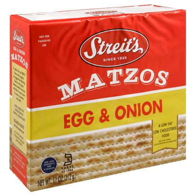 Amazon.com: Streits Matzo Egg & Onion, 11-ounce Boxes (Pack of 6)