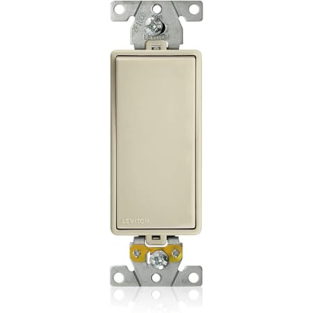 Leviton M5623-T 20 Amp, 120/277 Volt AC, Lev-Lok Decora Plus Rocker ...