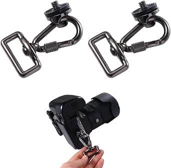 Amazon.com : Vctitil 2 Pack Camera Clip 1/4" Screw Adapter + Connecting ...