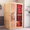 Amazon.com : MEISSALIVVE Full Spectrum Sauna for Home, 1~2 Person Indoor Infrared Sauna Room ...