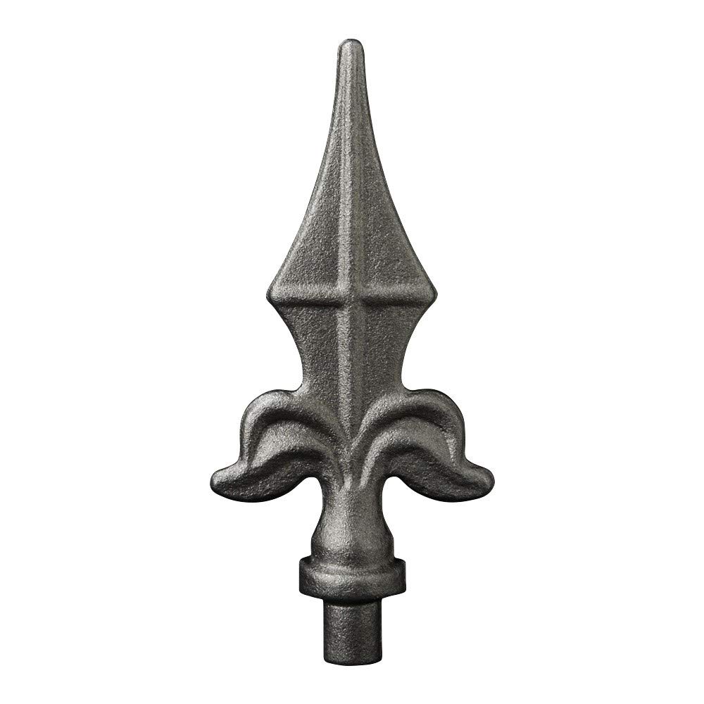 Buy x10 wrought iron Railheads spikes finials for gates and railings ...