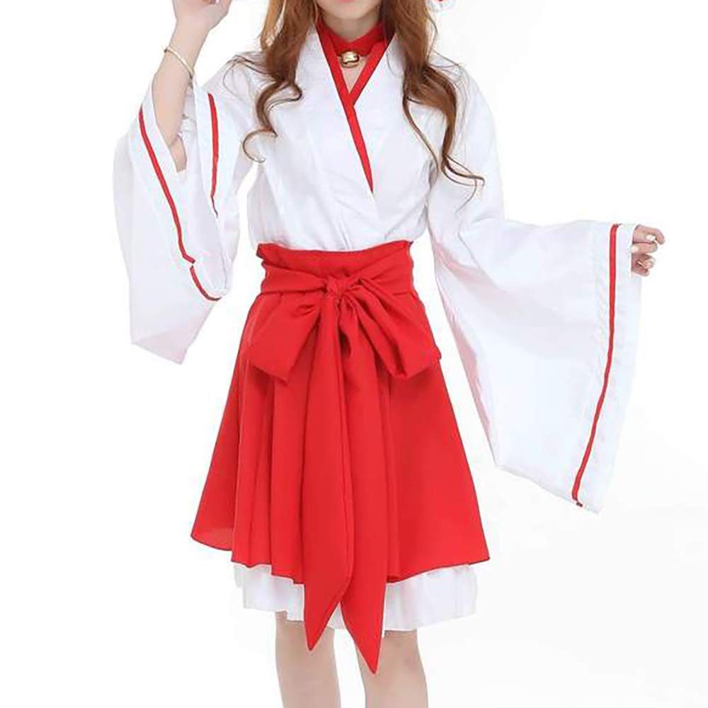 Snapklik.com : Japanese Kimono Womens Miko Costume Witch Fancy Dress ...