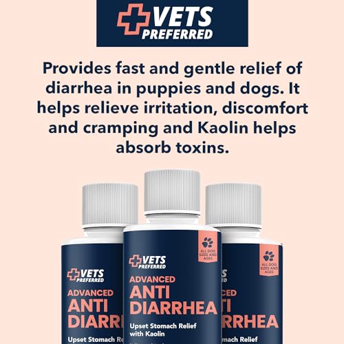 Vets Preferred Anti Diarrhea Liquid for Dogs - Dog Diarrhea Relief with ...