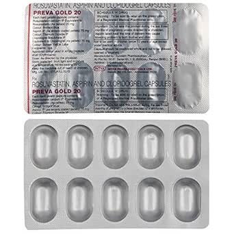 Preva Gold 20- Strip of 10 Capsules : Amazon.in: Health & Personal Care